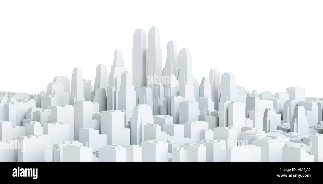 White city downtown Stock Photo - Alamy