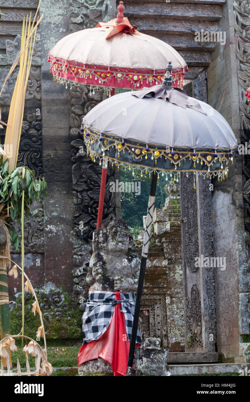 Balinese Temple Umbrella Bali Temple Umbrella Hi Res Stock Photography