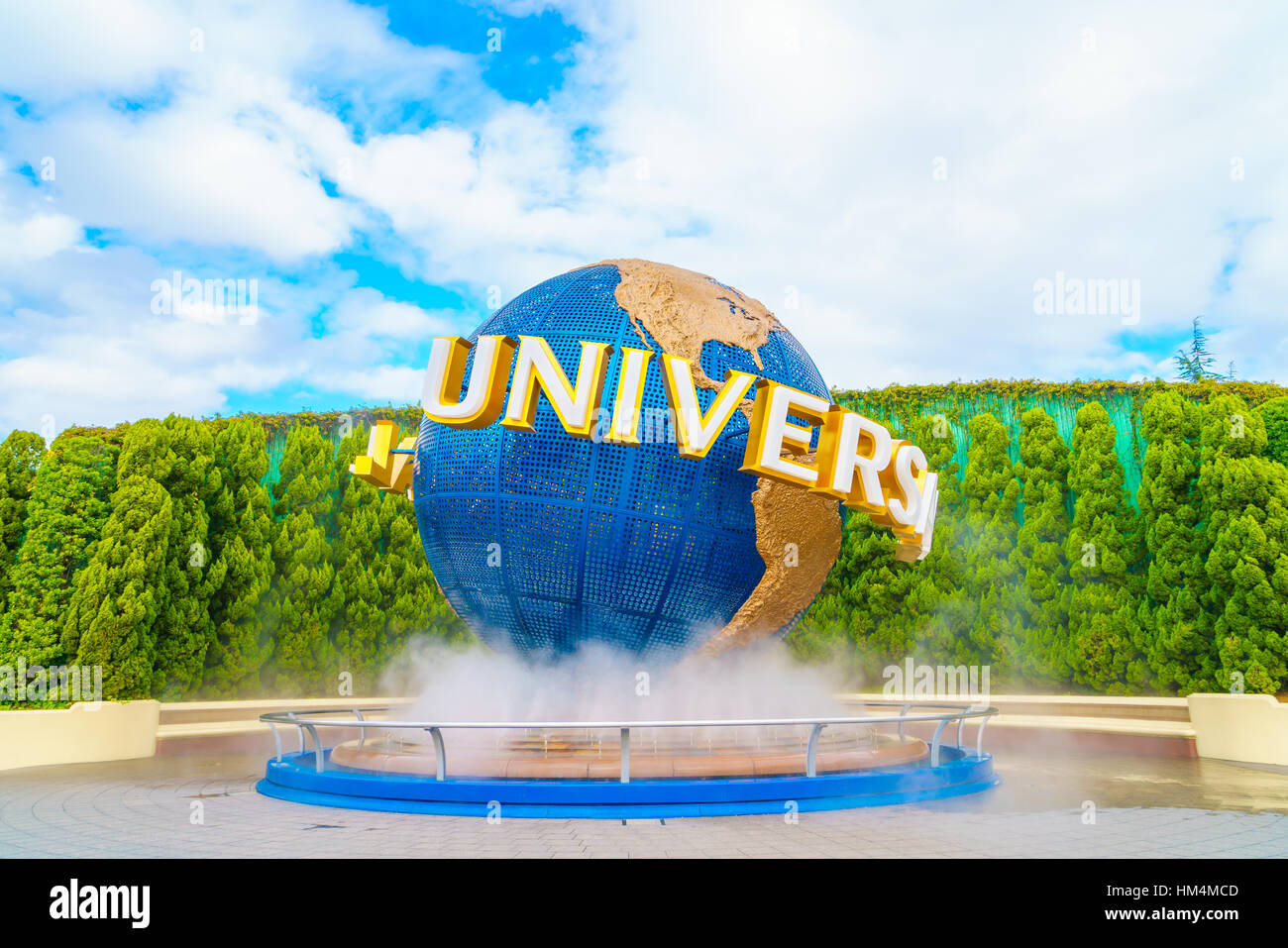 OSAKA, JAPAN - December 1, 2015: Universal Studios Japan (USJ ...