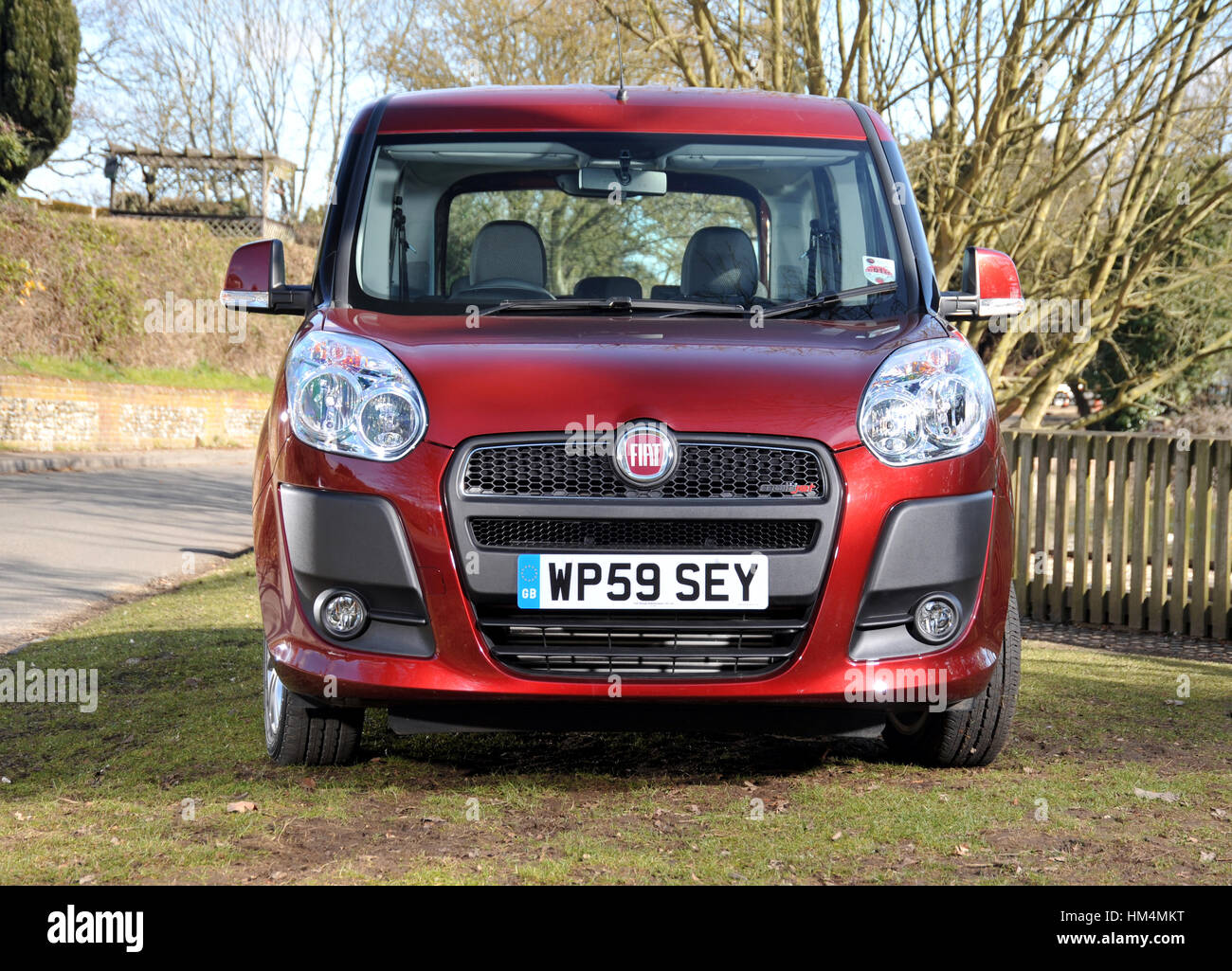 2010 Fiat Doblo compact Italian MPV Stock Photo - Alamy