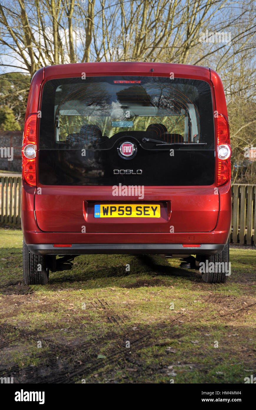 2010 Fiat Doblo compact Italian MPV Stock Photo - Alamy
