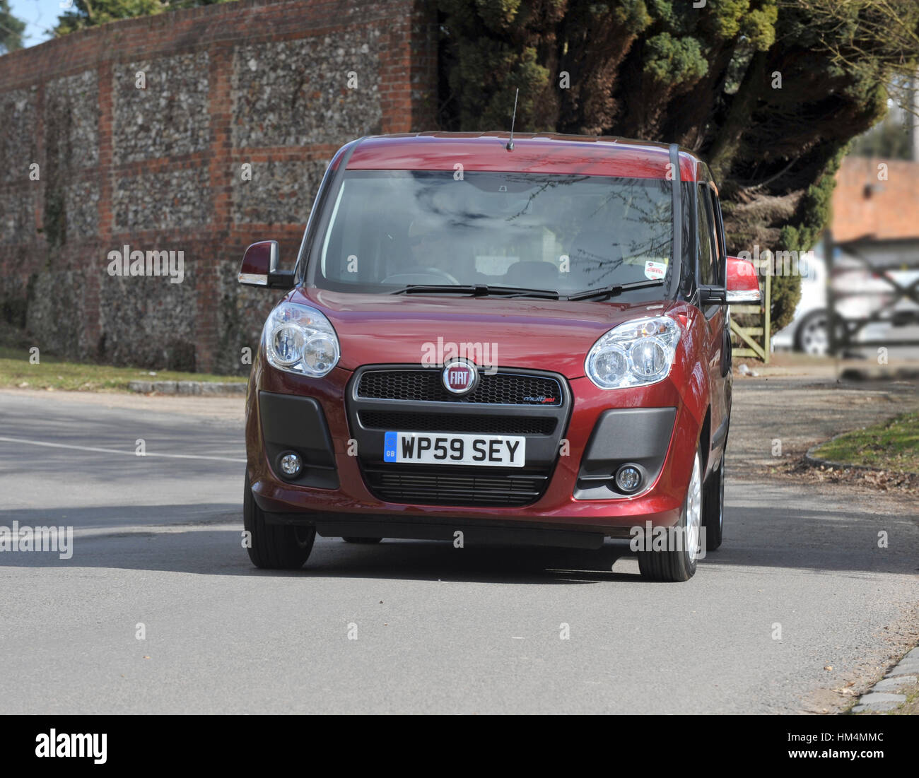 2010 Fiat Doblo compact Italian MPV Stock Photo - Alamy