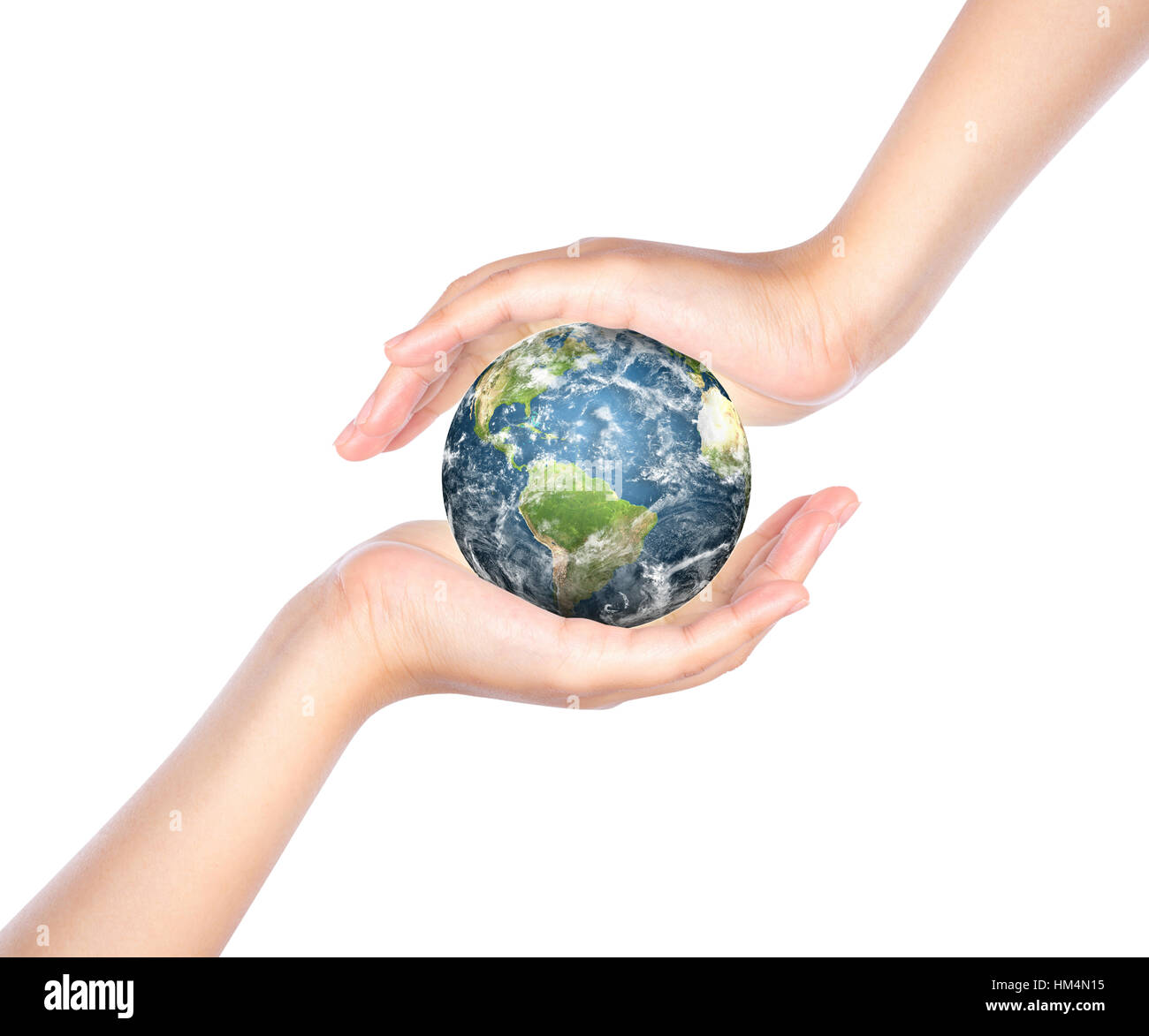 Hands with earth (Elements of this image furnished by NASA Stock Photo ...