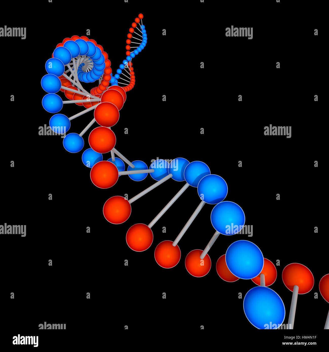 Illustration of a Dna Stock Photo - Alamy