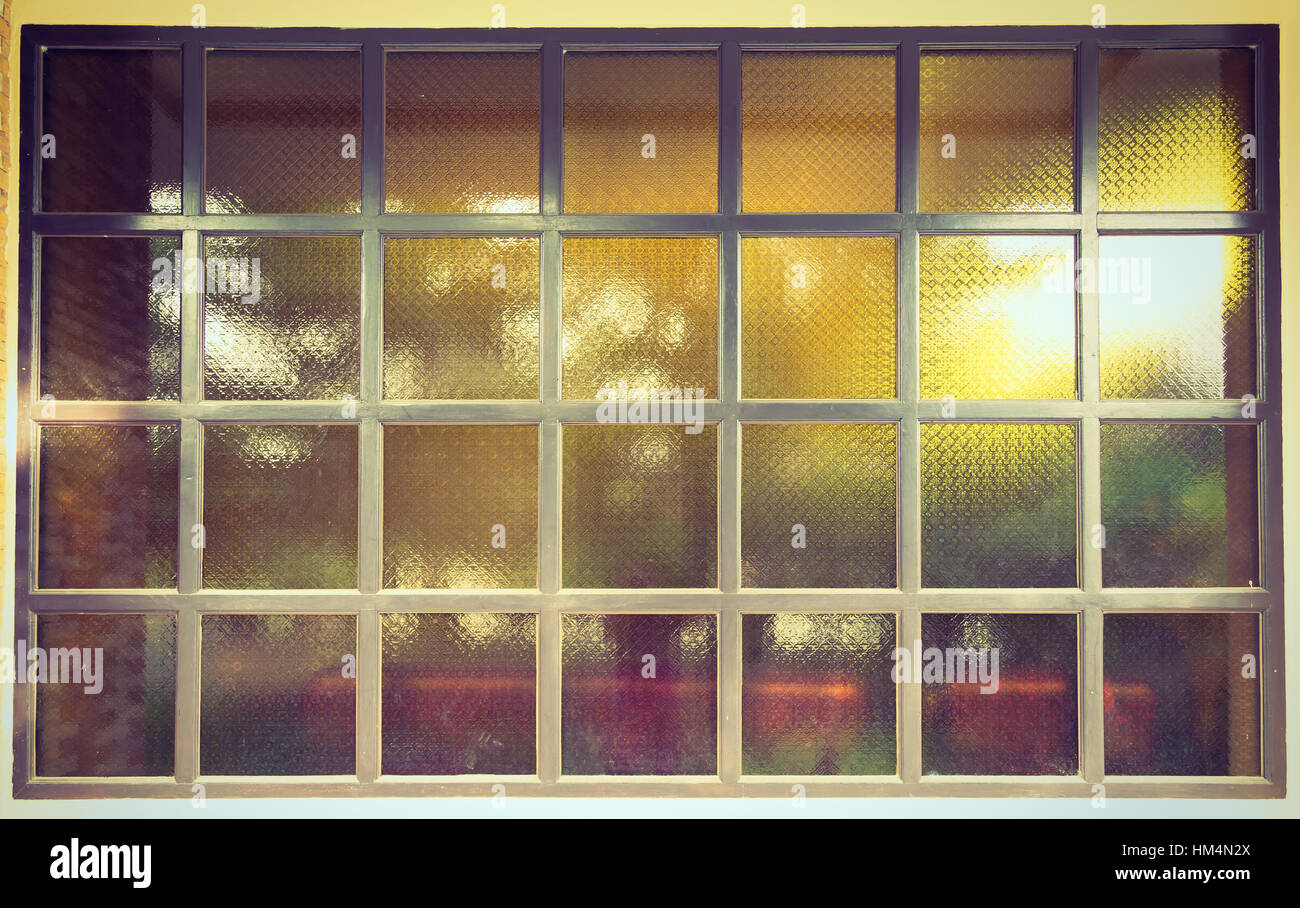 Glass window ( Filtered image processed vintage effect Stock Photo - Alamy