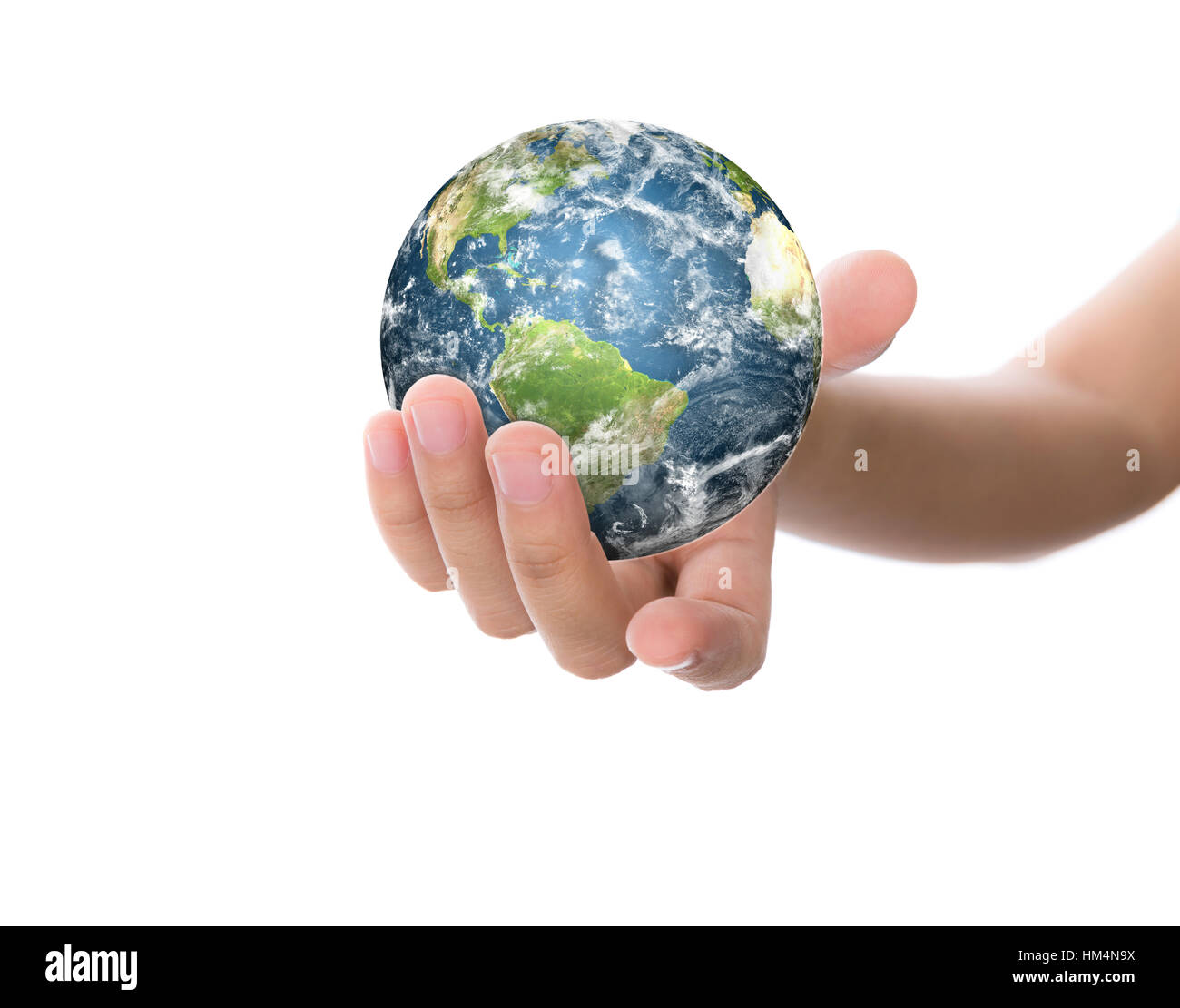 Hands with earth (Elements of this image furnished by NASA Stock Photo ...