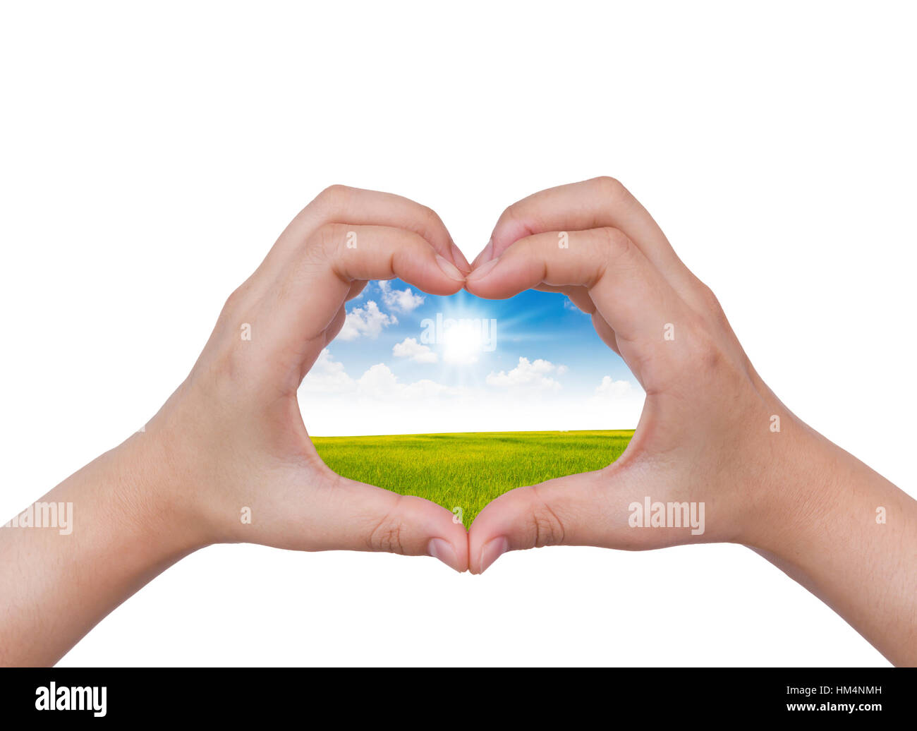 Human hand and nature concept inside Stock Photo - Alamy