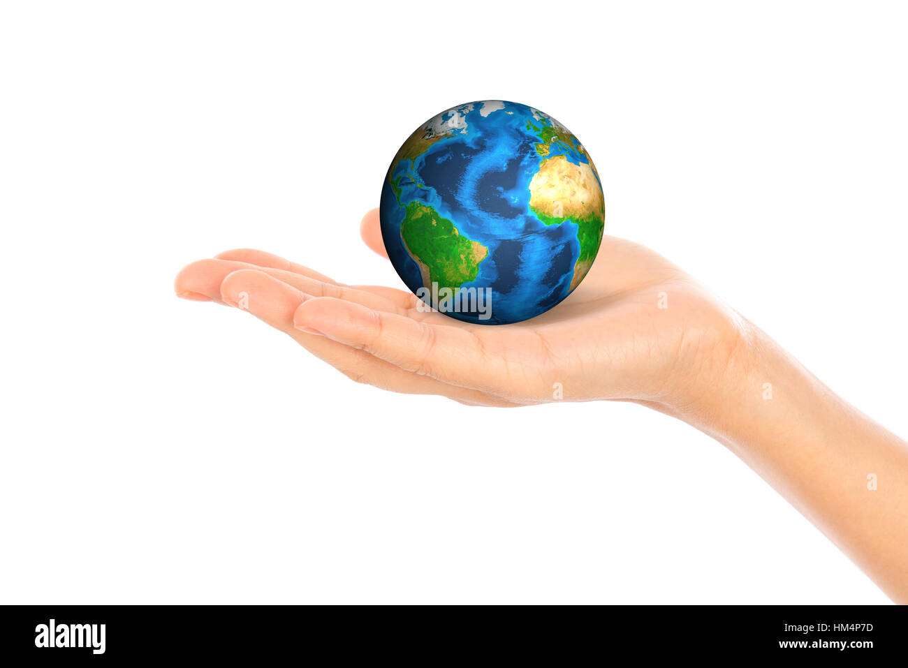 Hands with earth (Elements of this image furnished by NASA Stock Photo ...