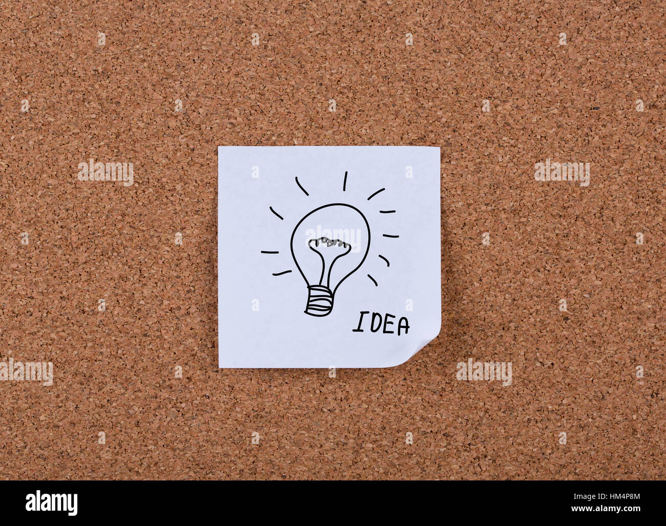 Cork message board drawing pins hi-res stock photography and images - Alamy