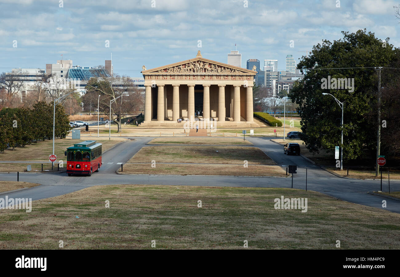 Replica of the Parthenon in Nashville, Tennessee, USA Stock Photo - Alamy