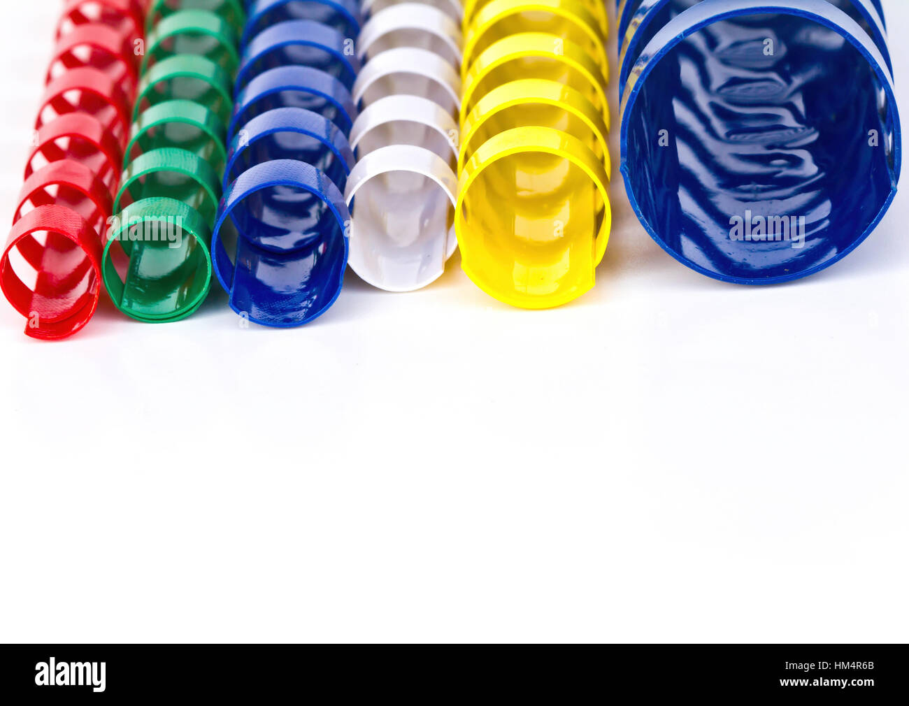 Colorful spiral coil of book Stock Photo - Alamy