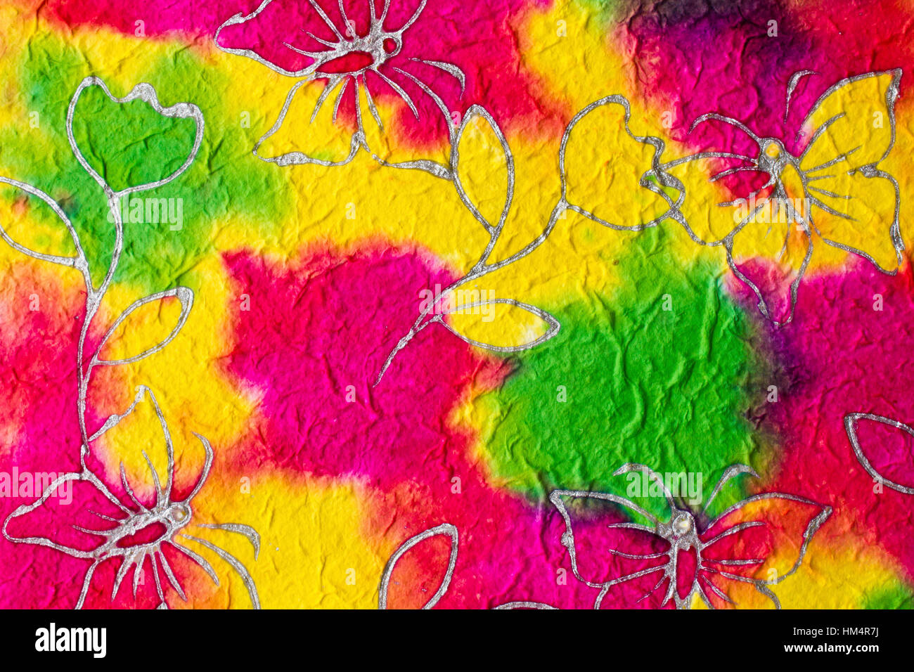 Mulberry paper texture background Stock Photo - Alamy