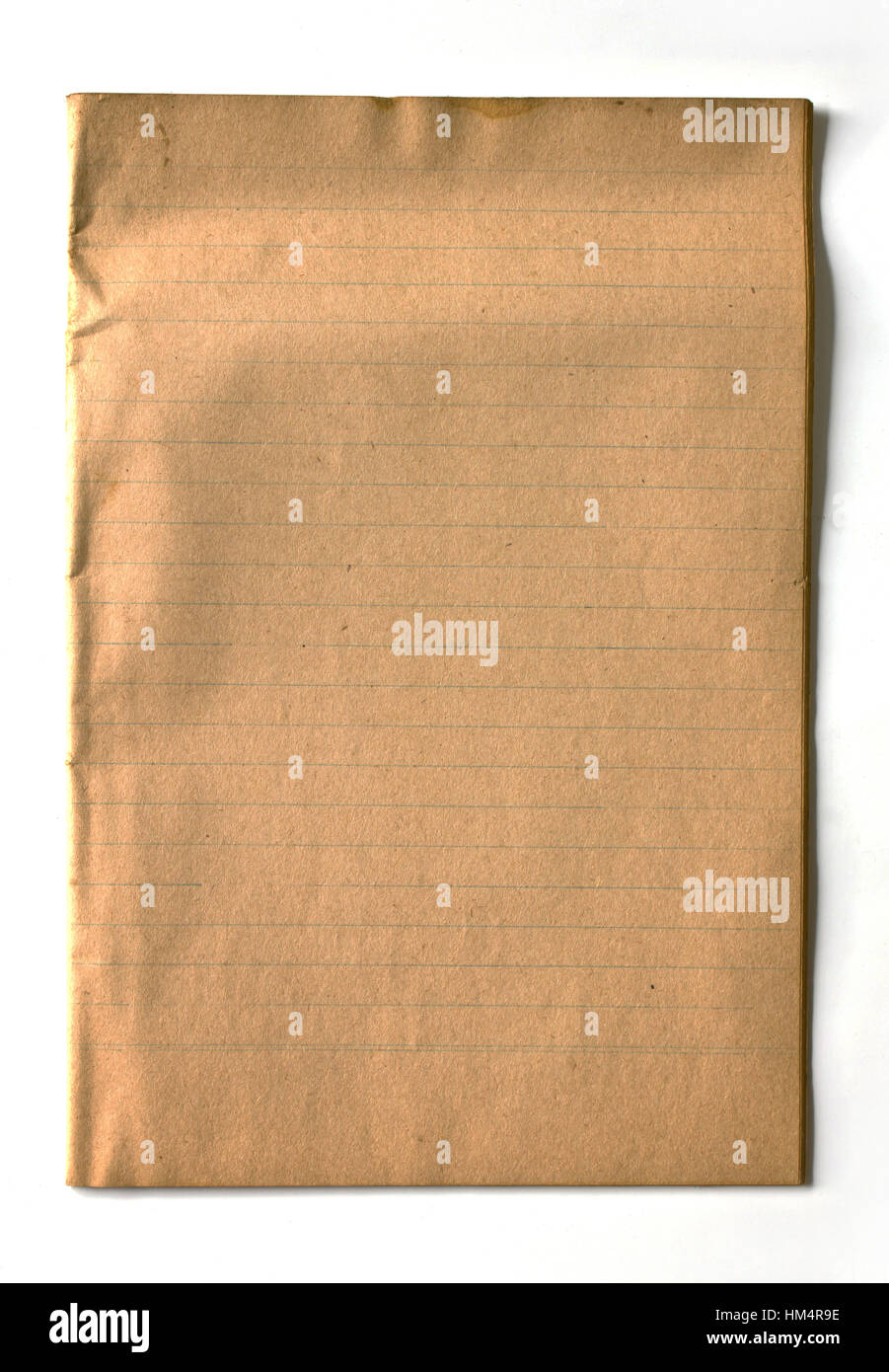 Old blank paper isolated on white background Stock Photo - Alamy