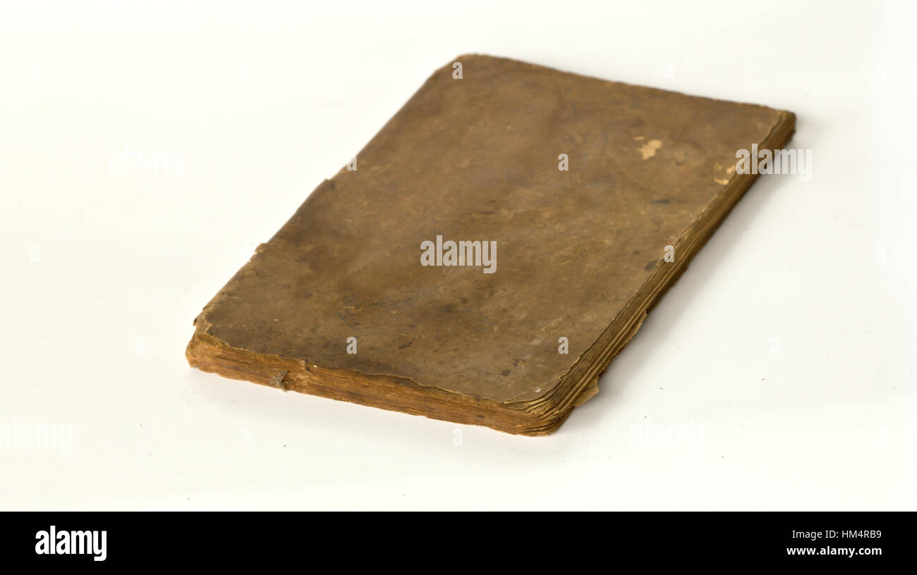 Old book (Ancient book) isolated on white background Stock Photo - Alamy