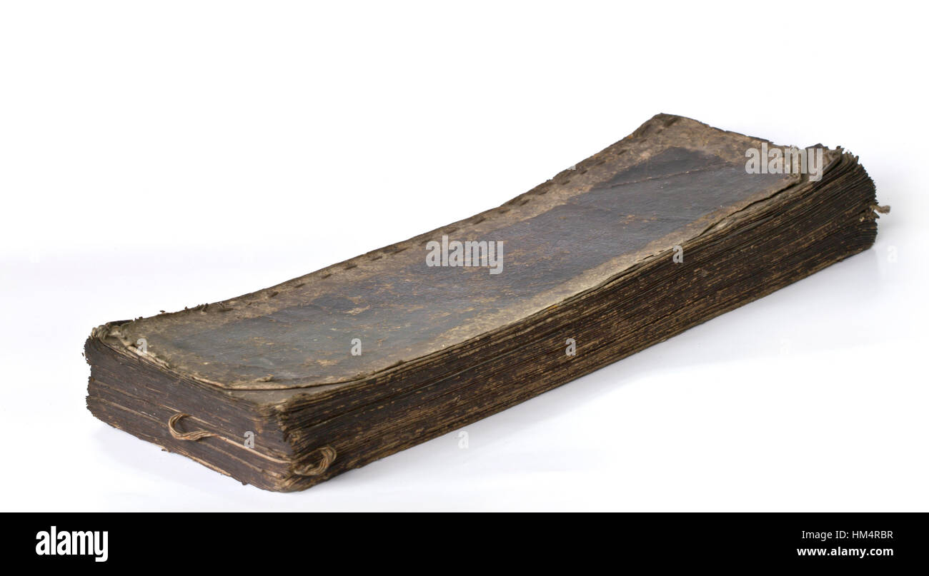 Old book (Ancient book) isolated on white background Stock Photo - Alamy