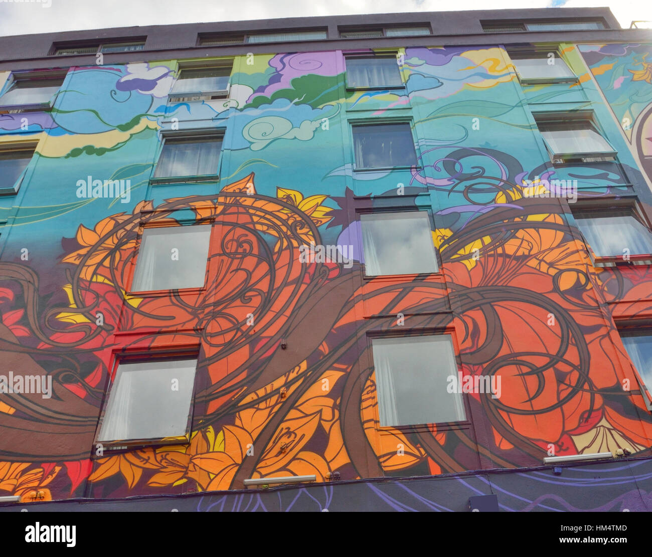 Colourful ornamental architecture building Stock Photo - Alamy