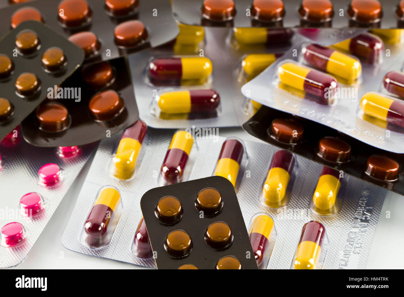 Packaging of medicines. (Tablets & Pills Stock Photo - Alamy
