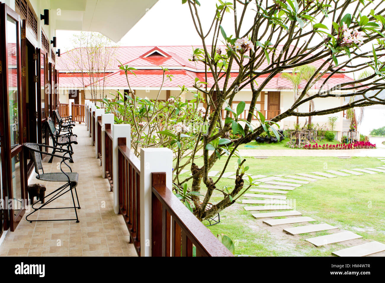 Front of hotel Stock Photo - Alamy