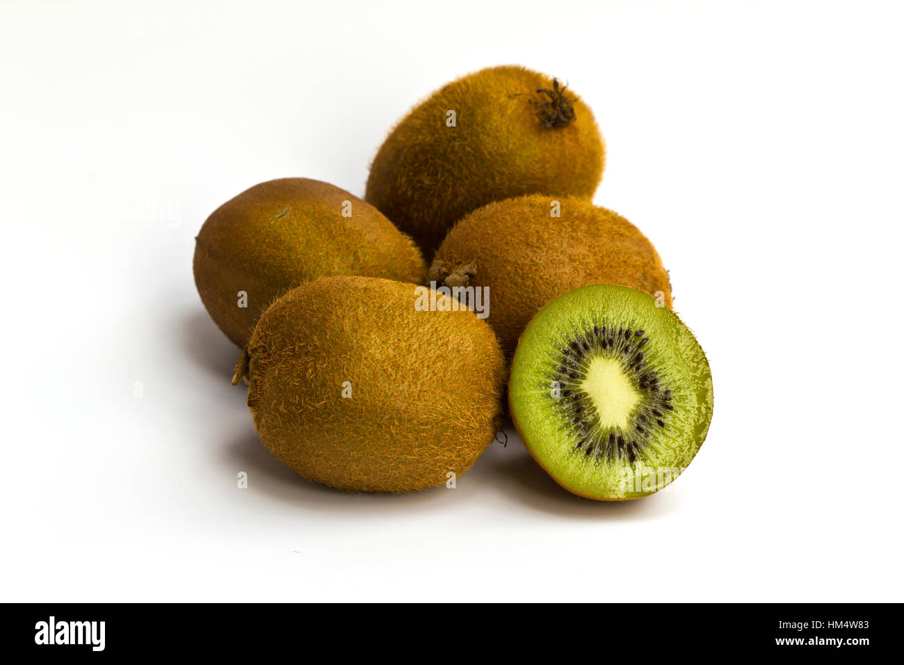 kivi fruit isolated on white background with copy space Stock Photo - Alamy