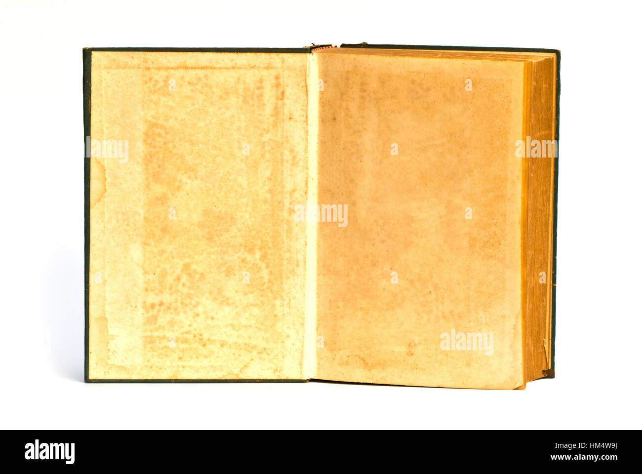 Old book Open two face on white background Stock Photo - Alamy