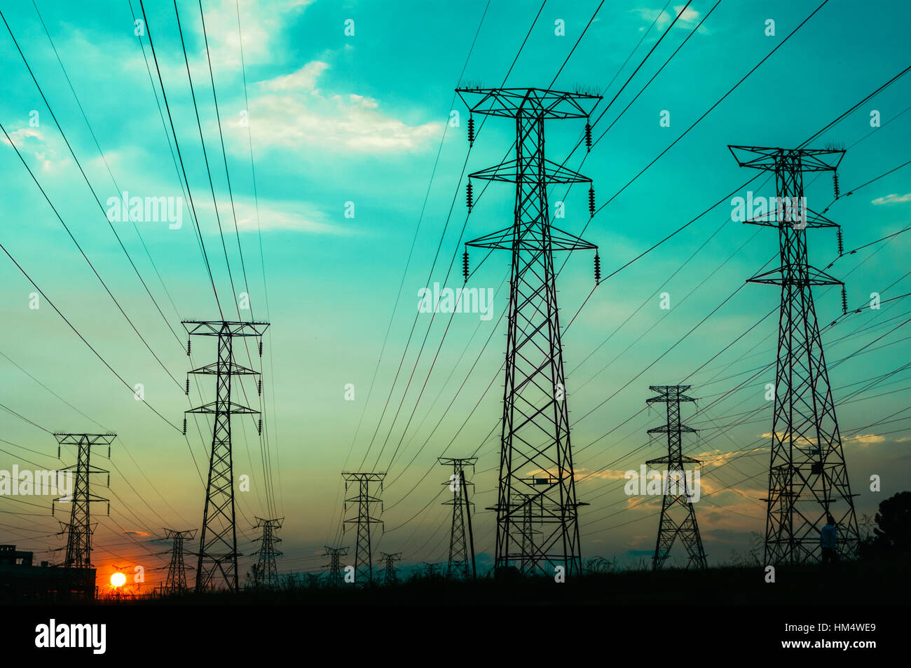 Electric Pylon South Africa High Resolution Stock Photography and ...