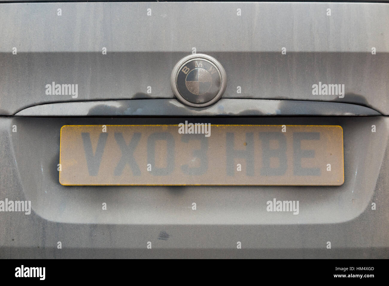 Uk rear number plate High Resolution Stock Photography and Images - Alamy