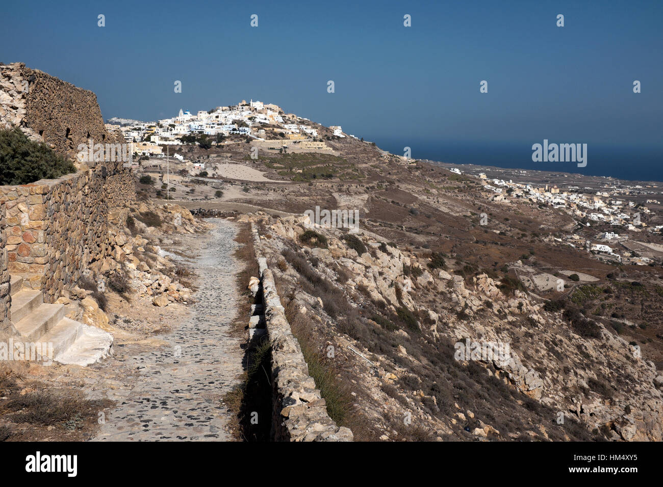 Pyrgos, Santorini, Greece Stock Photo - Alamy