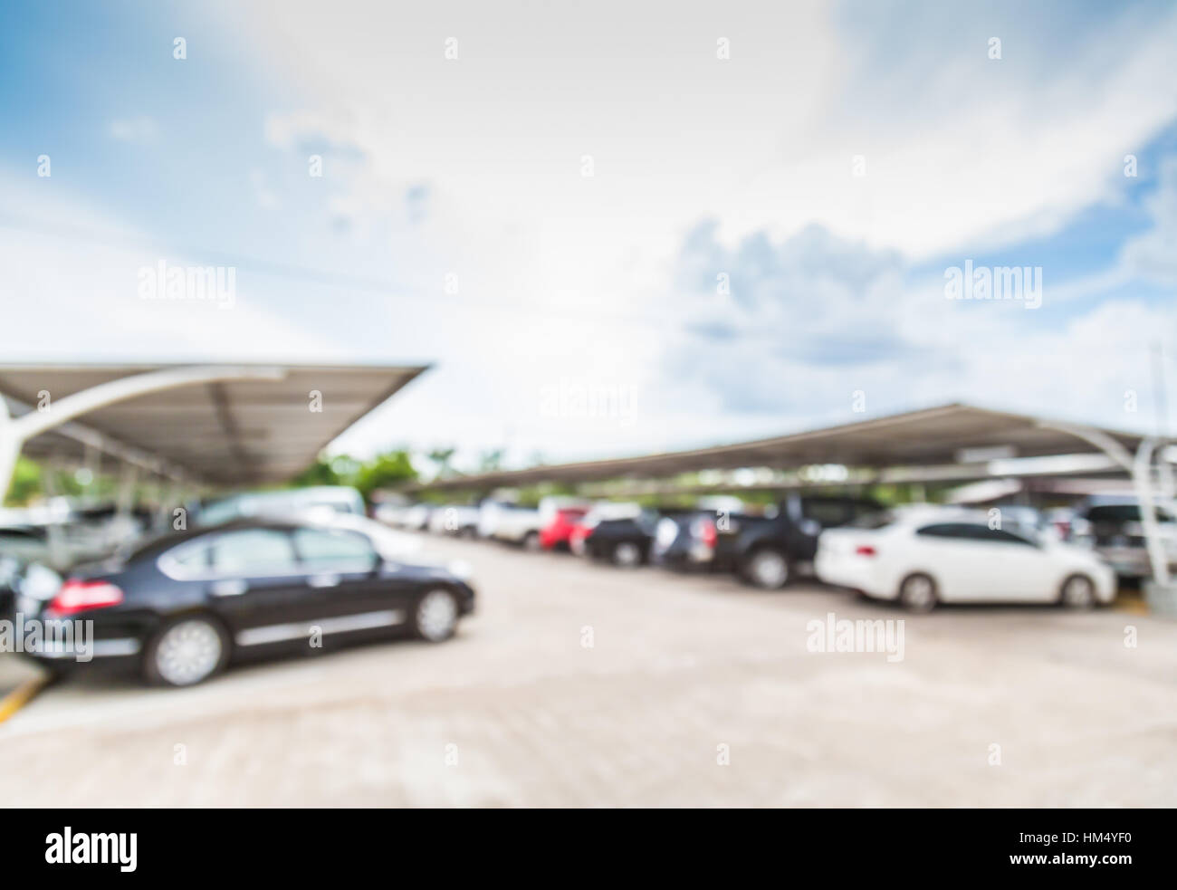 Abstract blur Parking garage Stock Photo - Alamy