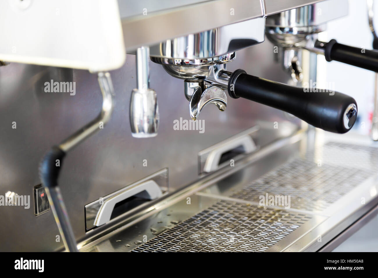 Professional coffee machine Stock Photo - Alamy
