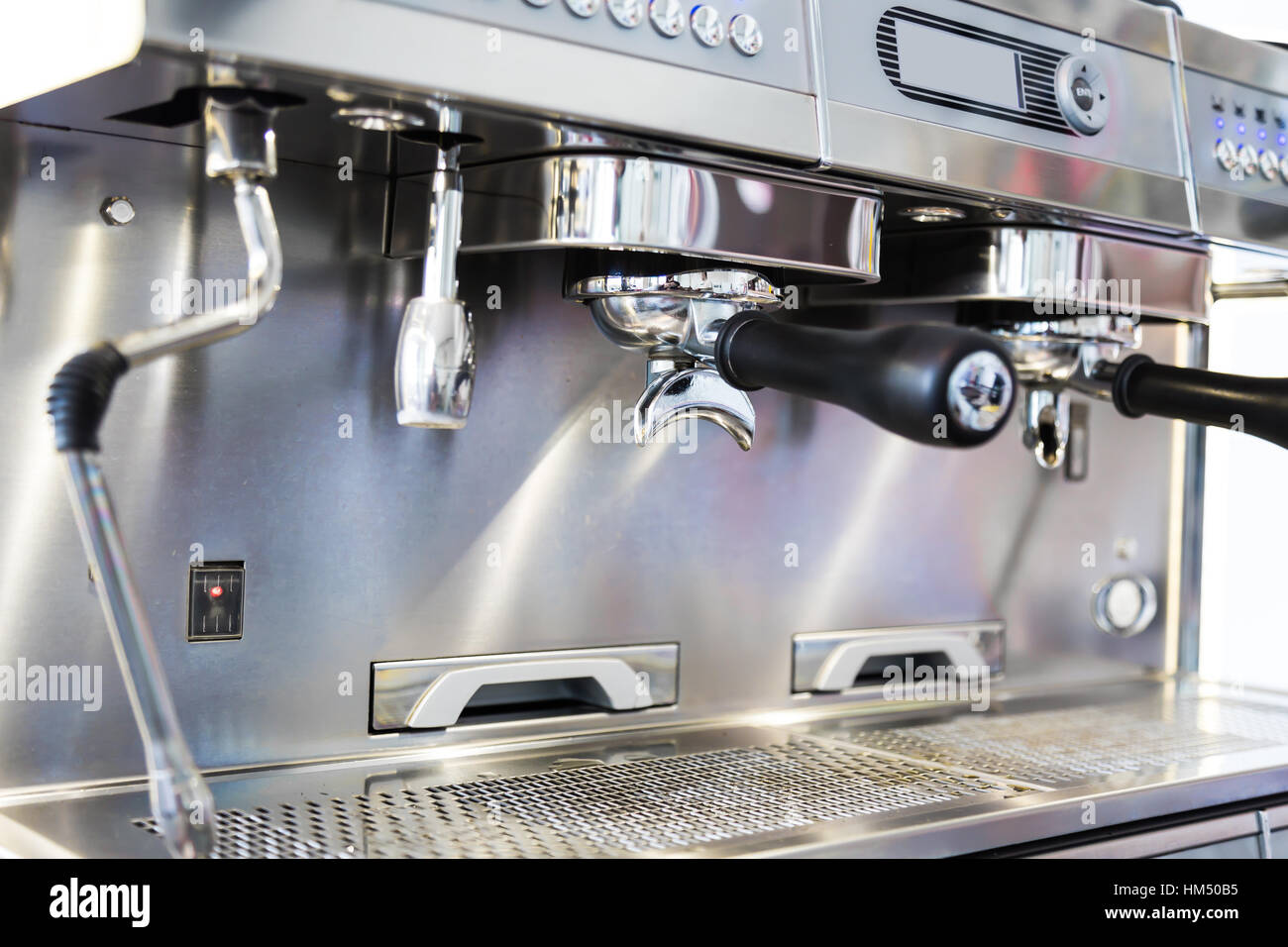 Professional coffee machine Stock Photo - Alamy