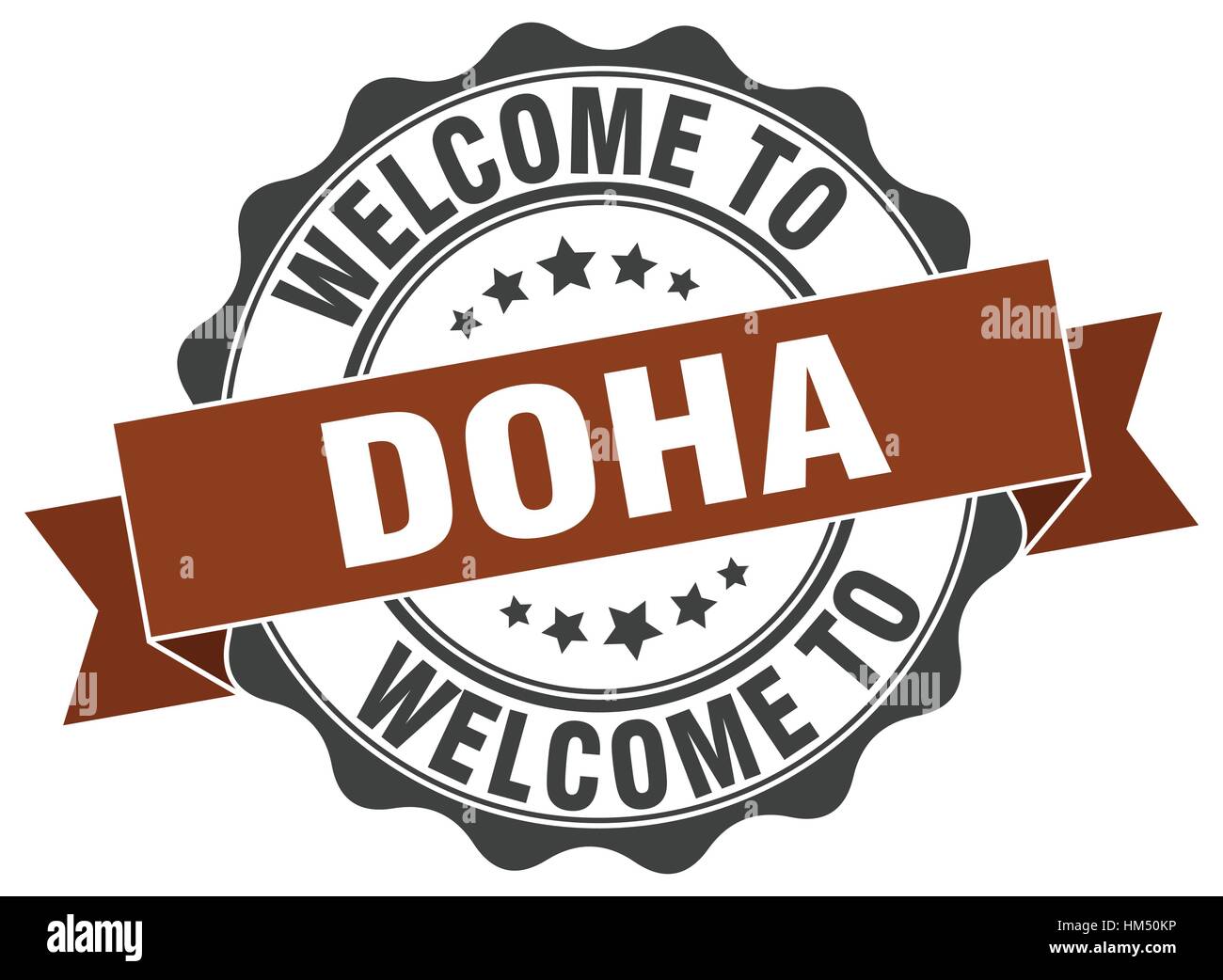 Welcome to doha Stock Vector Images - Alamy