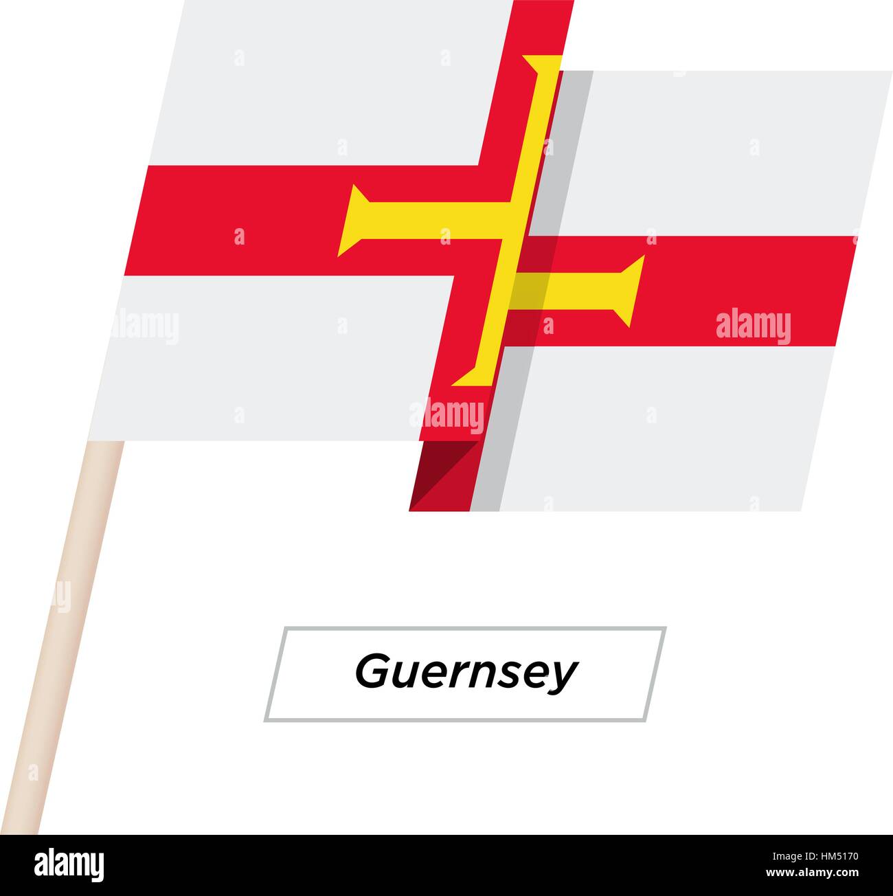 British flag pole illustration Stock Vector Images - Alamy