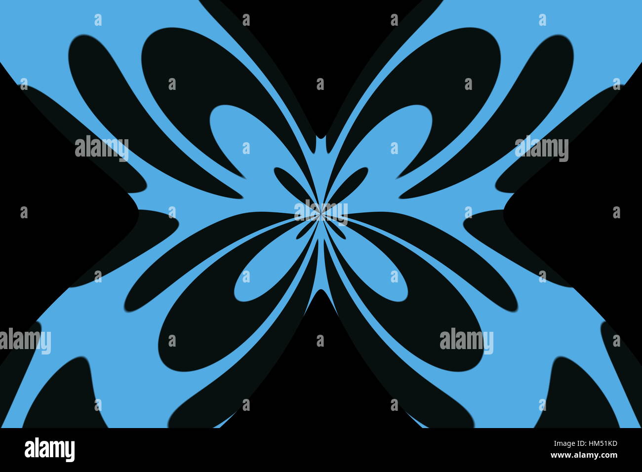 Illustration of an abstract butterfly Stock Photo - Alamy