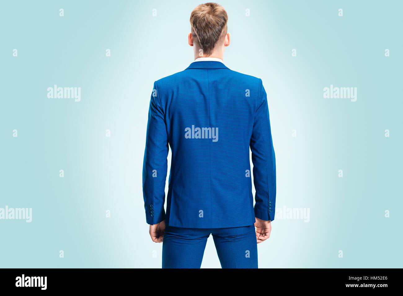 Smart man in suit back view hi-res stock photography and images - Alamy