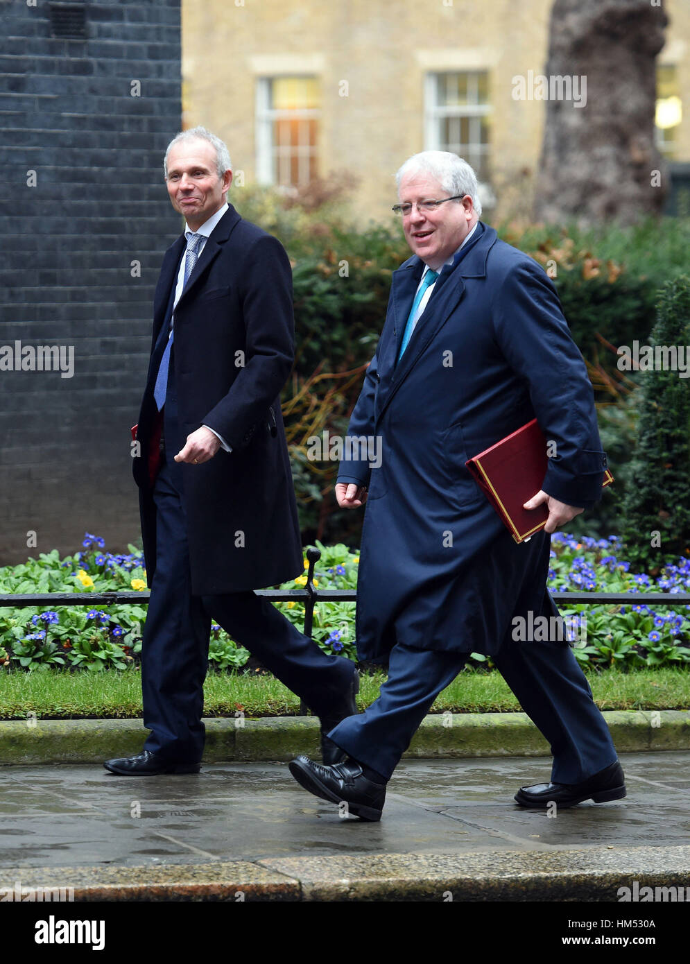 Leader of the House of Commons David Lidington (left) and Chancellor of ...