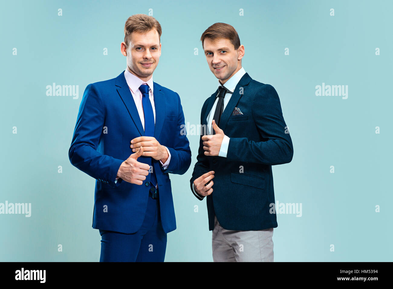Portrait of handsome and elegant business men Stock Photo - Alamy