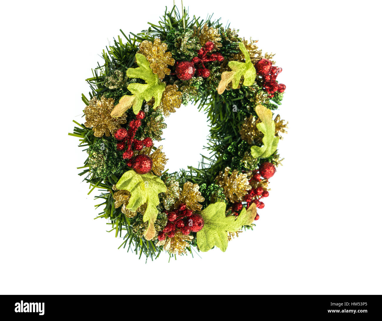 Apple wreath frame red Cut Out Stock Images & Pictures - Alamy