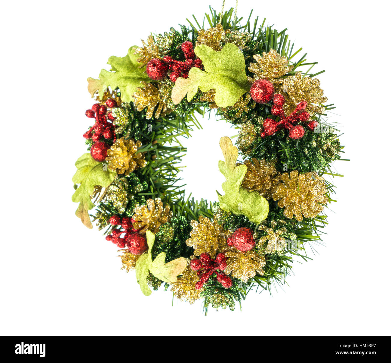 Apple wreath frame red Cut Out Stock Images & Pictures - Alamy
