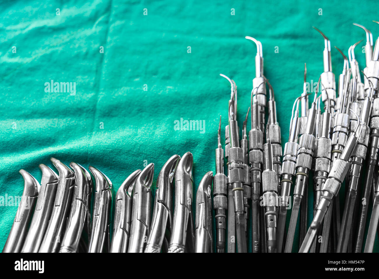 Dental tools background Stock Photo - Alamy