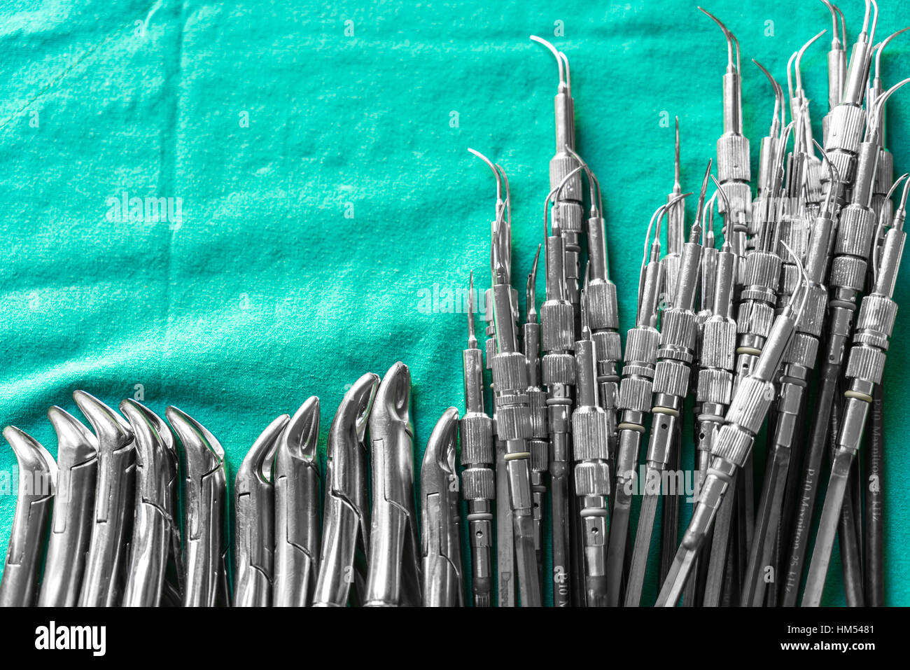 Dental tools background Stock Photo - Alamy