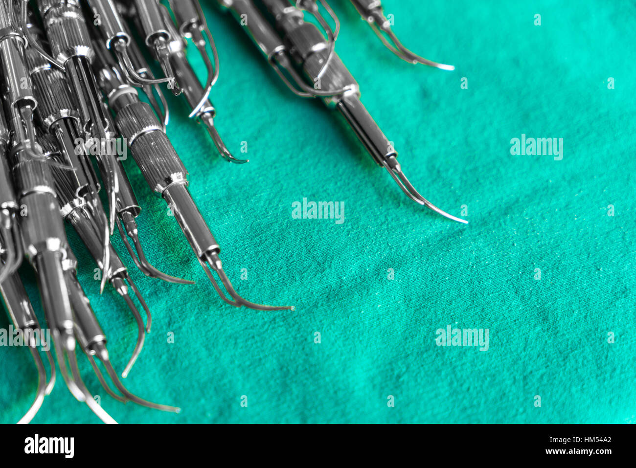 Dental tools background Stock Photo - Alamy