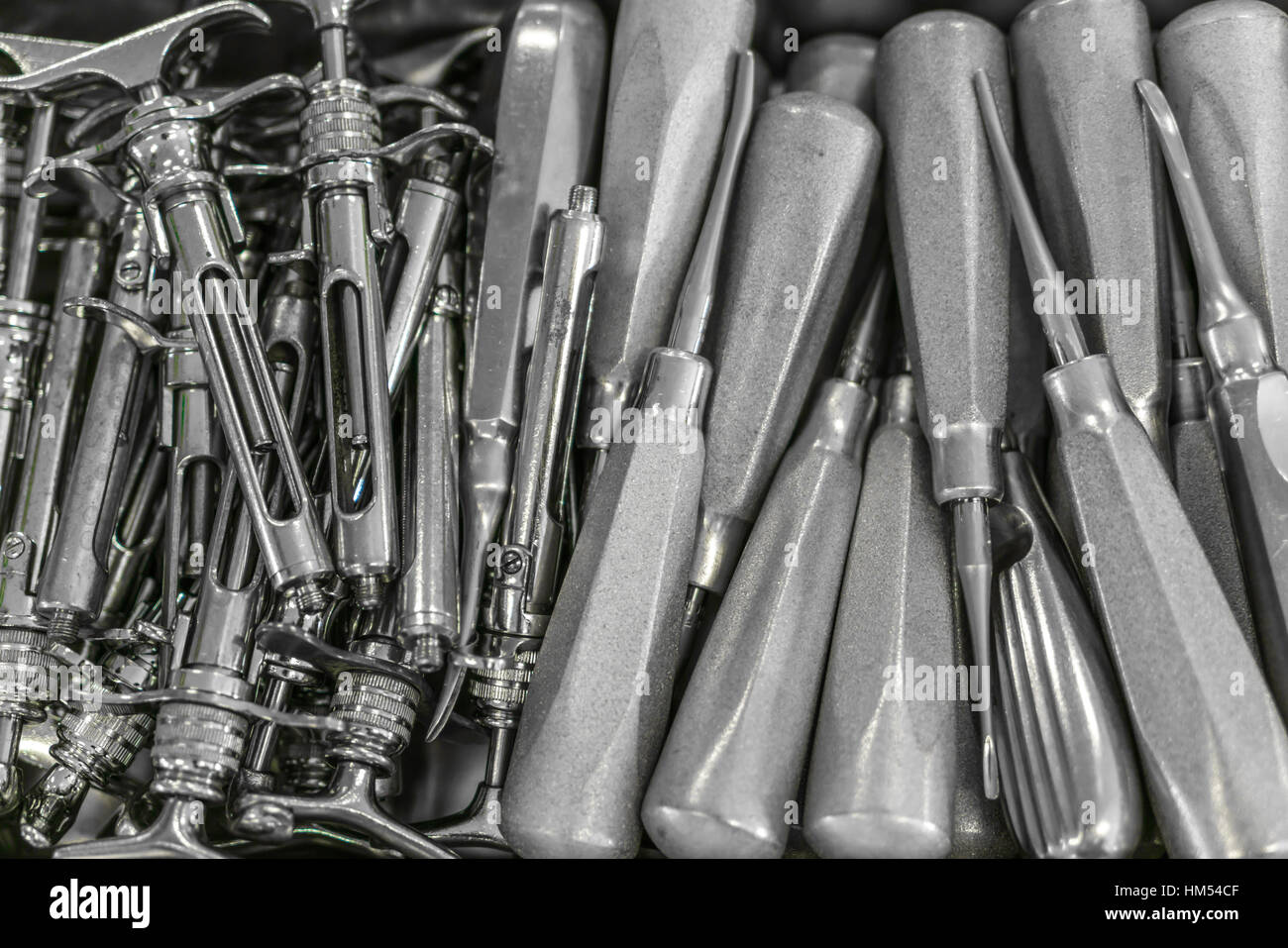 Dental tools background Stock Photo - Alamy