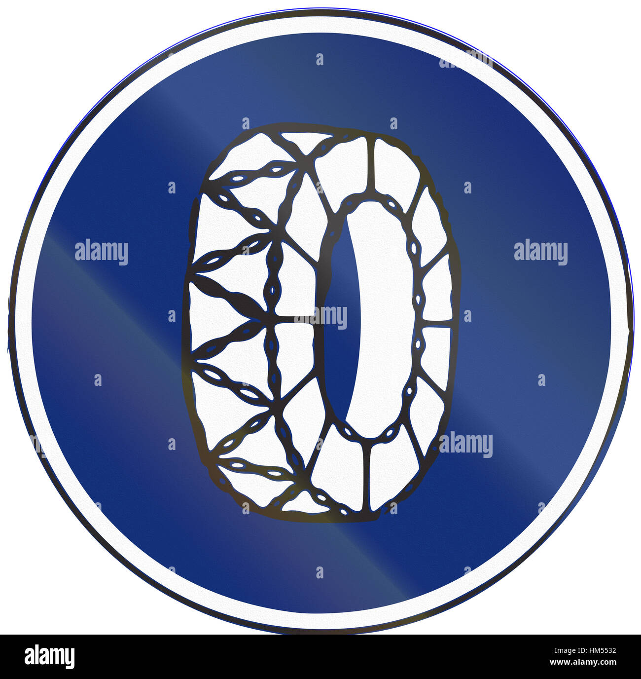 Mandatory chains hi-res stock photography and images - Alamy