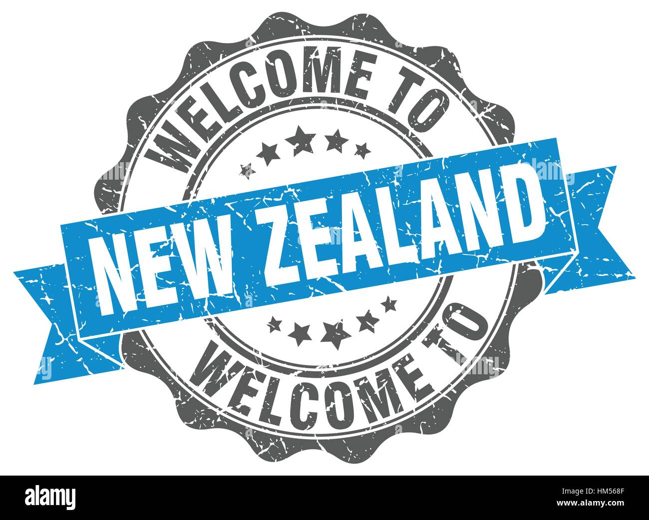 Welcome new zealand blue Stock Vector Images - Alamy