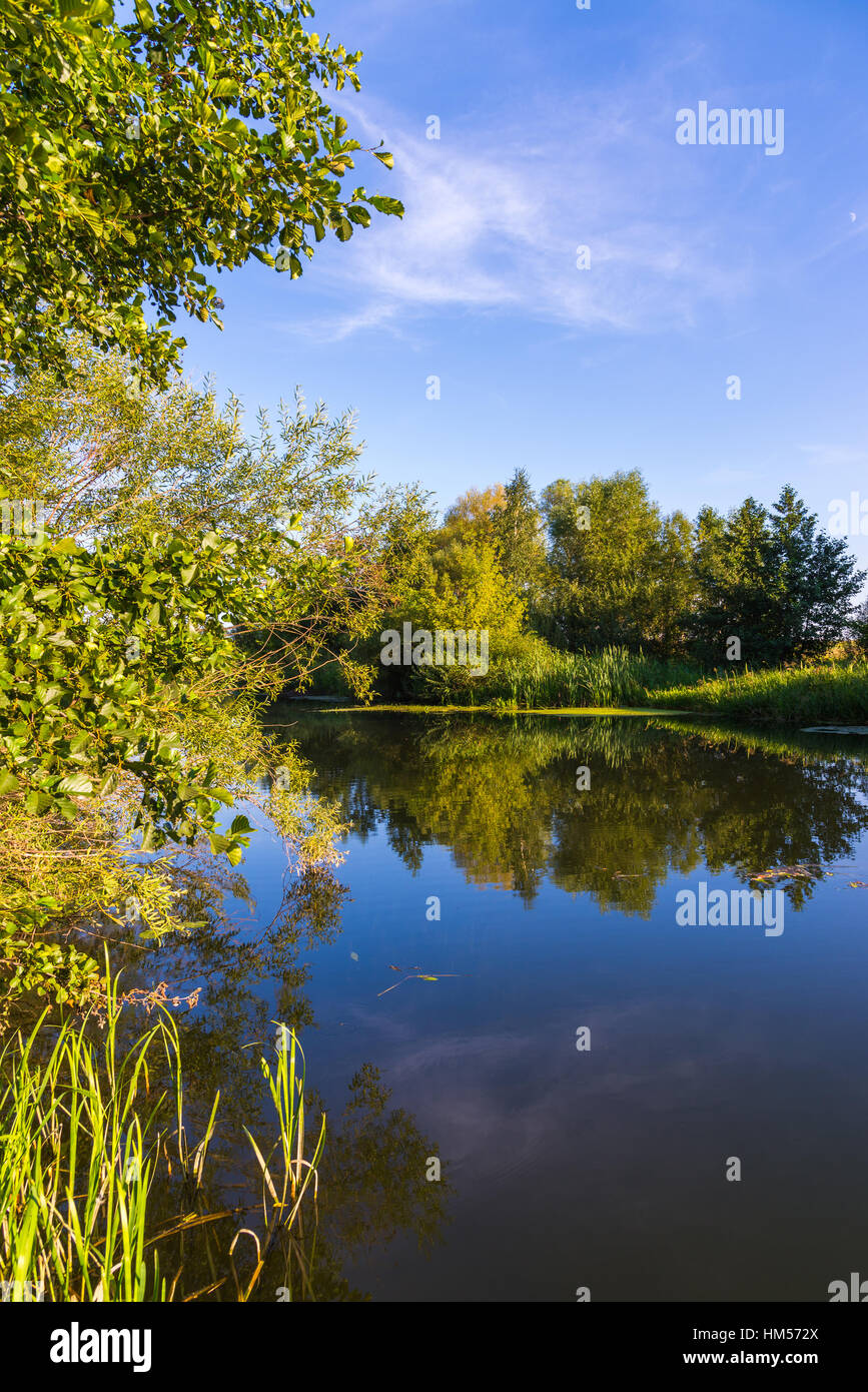 Small river in spring landscape hi-res stock photography and images - Alamy