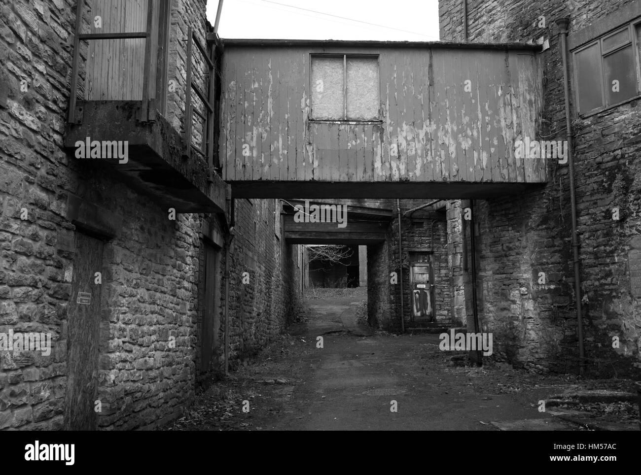 Old disused bridge Black and White Stock Photos & Images - Alamy