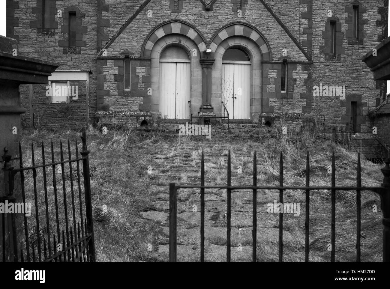 Derelict Methodist Church / St Paul's Chapel, Alston, Cumbria Stock ...