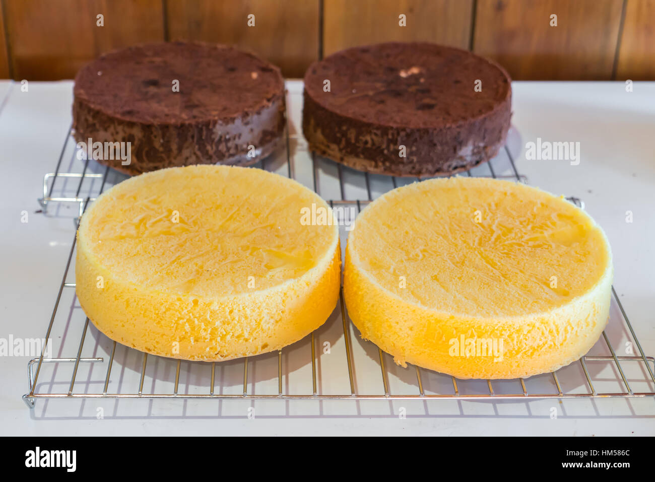 Raw Traditional Cake before Decorated Stock Photo - Alamy