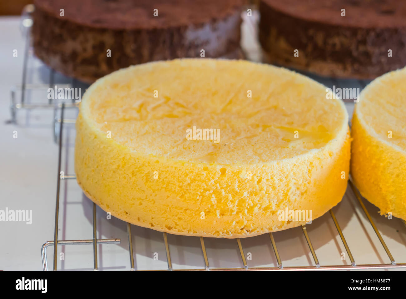 Raw Traditional Cake before Decorated Stock Photo - Alamy
