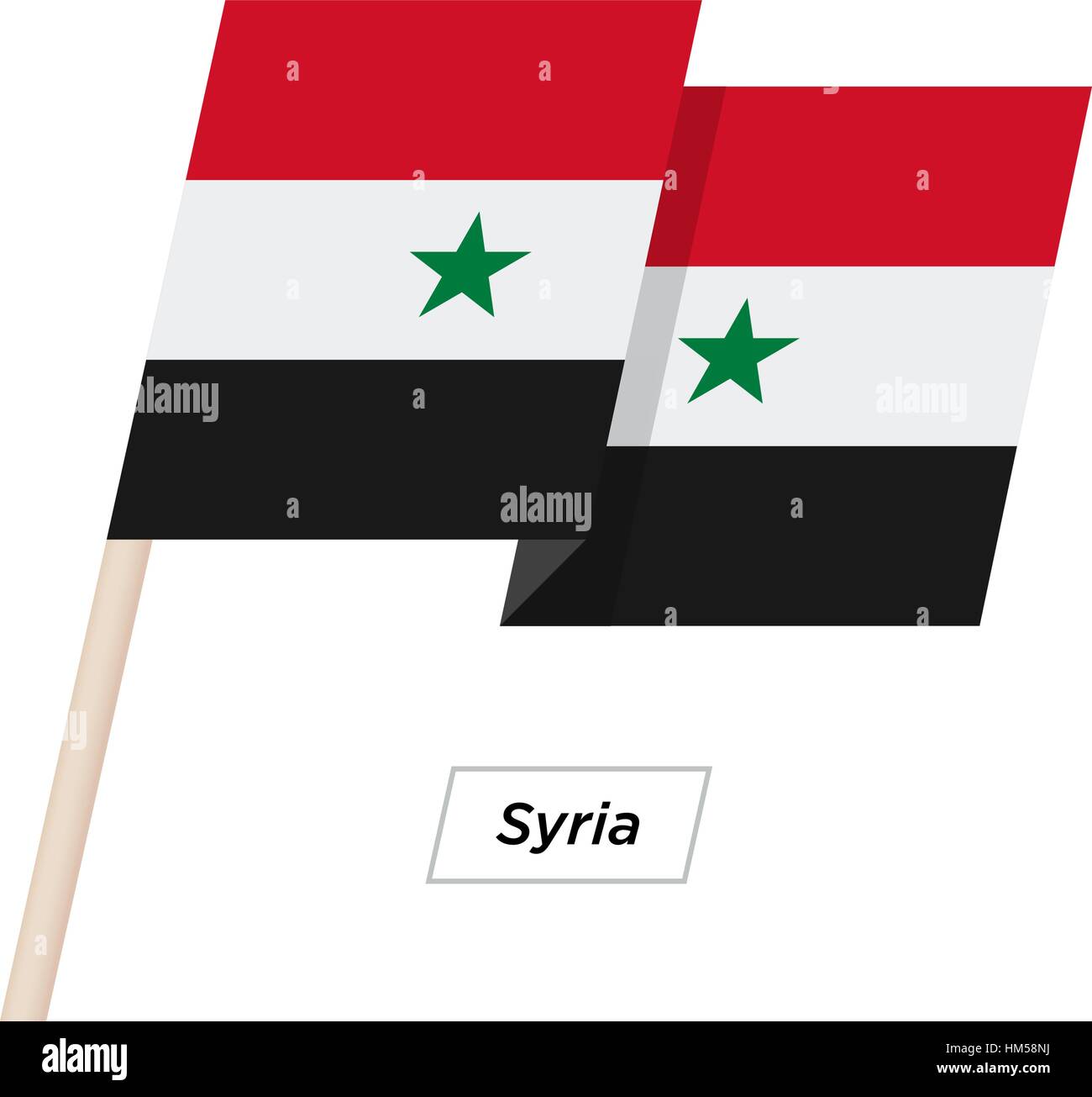 Syria flag protest Stock Vector Images - Alamy